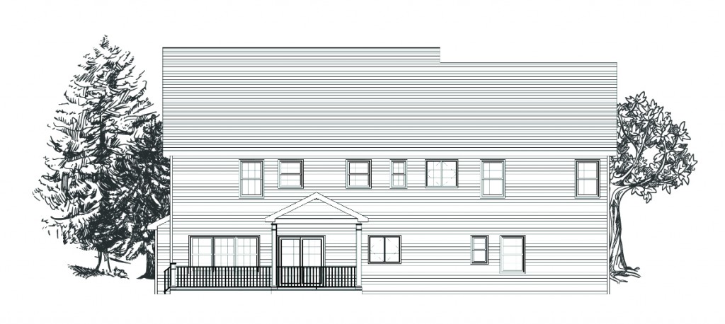 Back of House 2 – New Construction Homes NJ